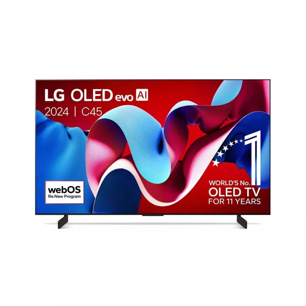 TV OLED 42" LG evo AI C4 4k Ultra HD HDR Smart TV - OLED42C45LA | Puntronic